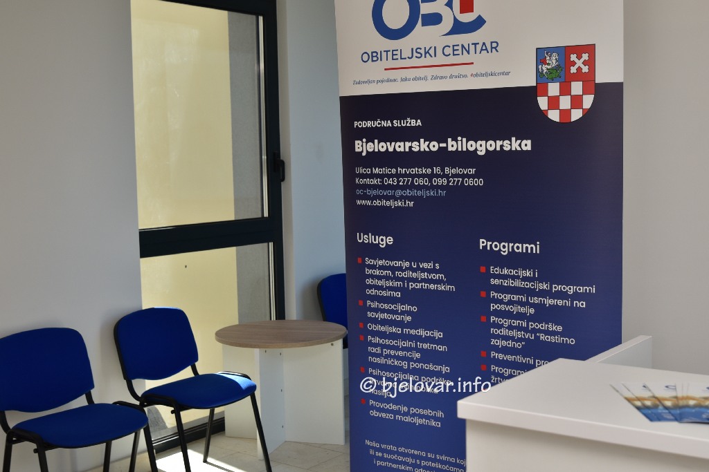 Novi prostor i programi Obiteljskog centra Područna služba Bjelovarsko-bilogorska za ...